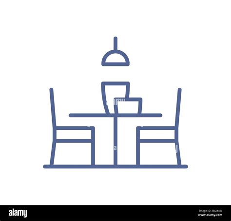 Table Setting Overhead Stock Vector Images Alamy