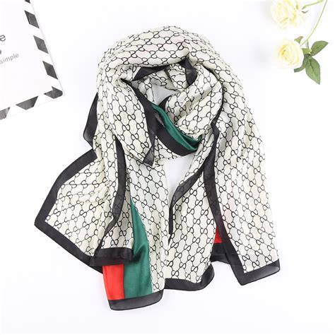 80x180cm Custom Elegant Fashion Silk Scarf Shawls Silk Hijab Head Scarf
