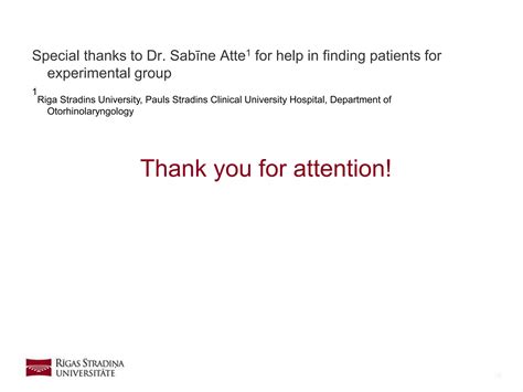 Taste Disorders After Tonsillectomy Ppt