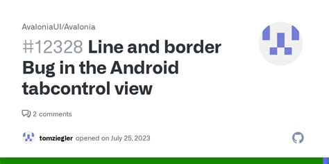 Line And Border Bug In The Android Tabcontrol View · Issue 12328