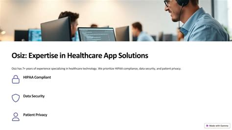 Ppt Osiz Transforming Healthcare Through Innovative App Development