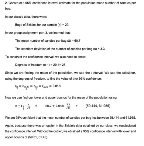 Math 1040 Statistics Laurels E Portfolio