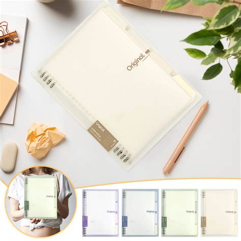 Xeovhv B5 Loose Leaf Notebook With Thickened Skin Feelb5a5 Loose Leaf Notebook With Thickened