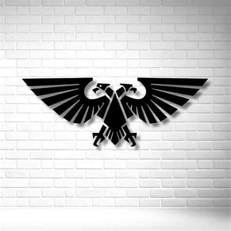 Imperial Eagle Wall Art Svg Sci Fi Emblem Silhouette Warhammer 40k