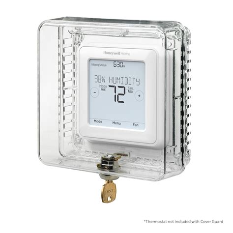 Honeywell Home 575 In X 575 In Plastic Lockable Square Thermostat