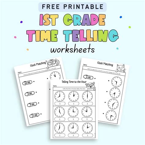 Free Printable Time Worksheets Grade 4