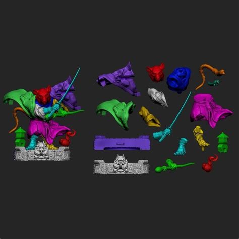 Splinter V2 Tmnt Stl 3d Print Files