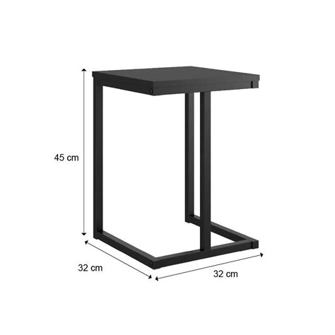 Conjunto 2 Banquetas Varanda Gourmet Tubo Preto Madeirado Preto