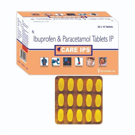 Ibuprofen And Paracetamol Tablets 400 Mg At ₹ 5150stripe In New
