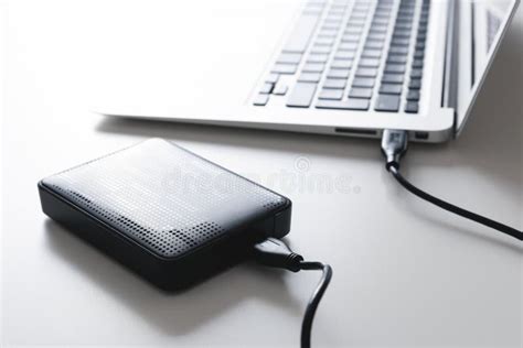 External USB Disk Hard Disk Drive Stock Photo Image Of Accessory Media