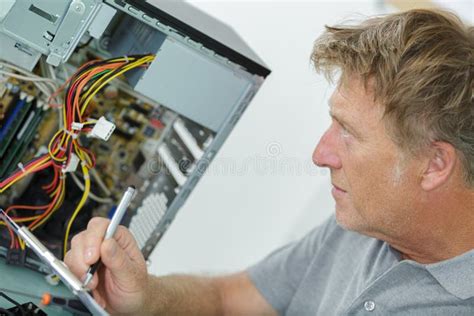 computer cables tools technology technology server stock image image