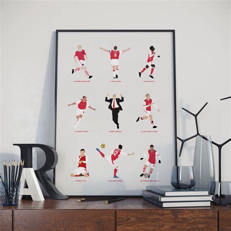 Arsenal Beer Mat Art Poster Boot And Ball