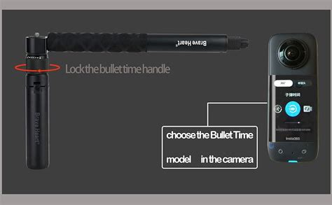 Bullet Time Handle Multi Functional Tabletop Fold Tripod For Insta360 Insta 360 X5