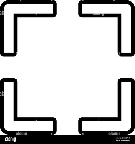 Basic Ui Maximize Stock Vector Image Art Alamy
