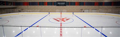 Empty Ice Skating Rink