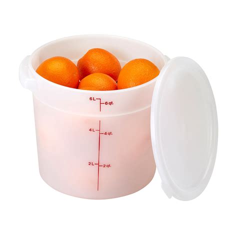 57l Polyethylene Round Rfs6148 Verde Direct