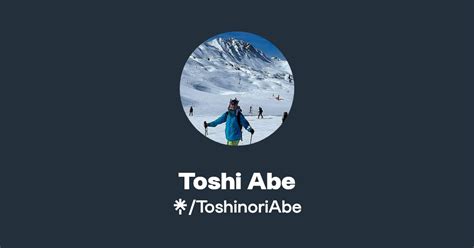 Toshi Abe Twitter Instagram Linktree