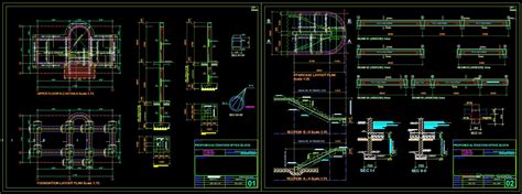 Residential Building Plan Elevation And Sections Details Autocad File Dwg