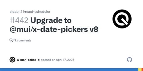 Upgrade To Muix Date Pickers V8 · Issue 442 · Aldabil21react