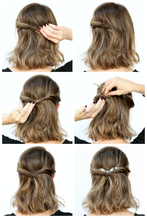 16 Peerless Simple Pull Back Hairstyle For Curly Medium Hair