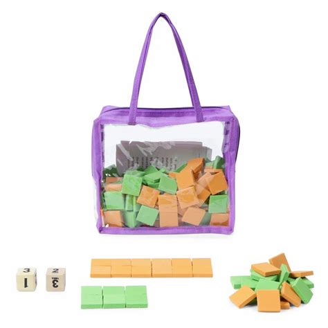 Multicolor Foam Rectangle Multiplication Game Educational Game