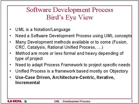 software development process using uml 2 uml development