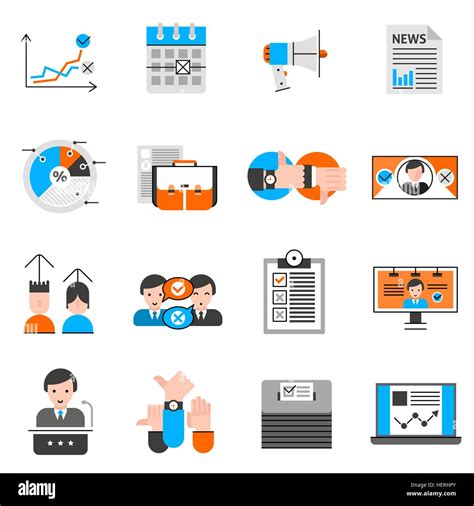 Elections And Voting Icons Set Elections And Voting Line Icons Set