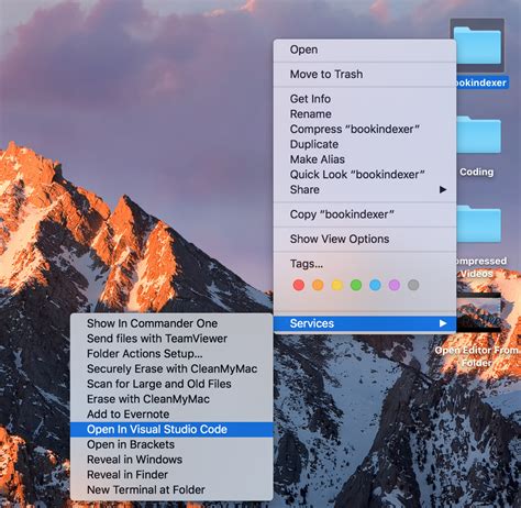 How To Add Right Click Option To Open Code Editor From Folder By