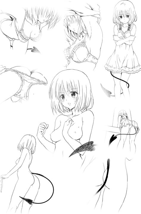 Rule 34 1girls Ass Blush Bra Breasts Clothing Demon Tail Dress Female