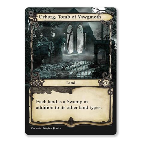 Urborg Tomb Of Yawgmoth Adventure Custom Mtg Proxy Card