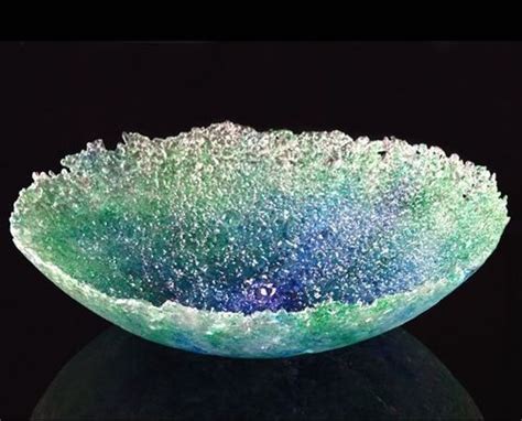 Pin By Sandra Novak On Glass Glass Wall Sculpture Fused Glass Bowl