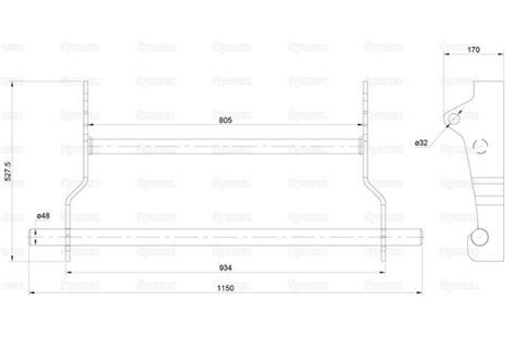Loader Bracket Replacement For Chiltonmx Gk Agri Parts