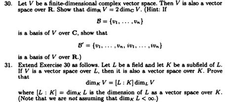 solved a 30 let v be a finite dimensional complex vector