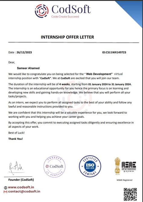 Sameer Ahamed On Linkedin Codsoft Newbeginnings Internship Careerdevelopment Webdevelopment…