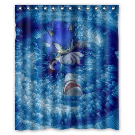 Cortina De Ducha Sonic The Hedgehog Juego De Cortina De Baño Con