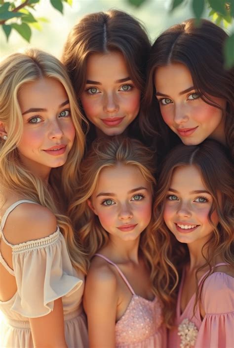 Beautiful Teenage Girls Seaart Ai