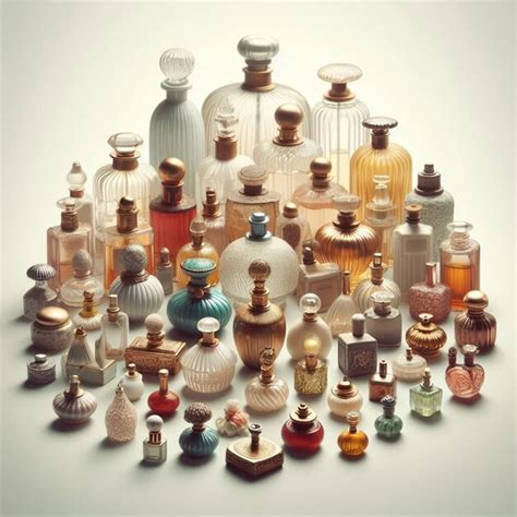 Premium Photo Photo Collection Of Small Perfume Bottles