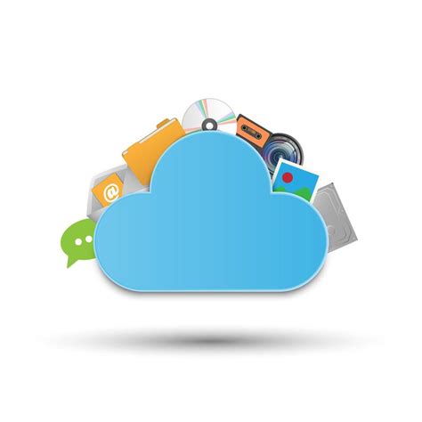 Cloud Storage System Technology Concept 1330262 Vector Art At Vecteezy