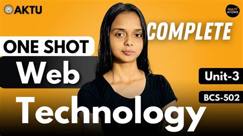 Web Technology Unit 3 One Shot Bcs 502 Web Technology Aktu