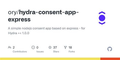 Github Oryhydra Consent App Express A Simple Nodejs Consent App Based On Express For Hydra