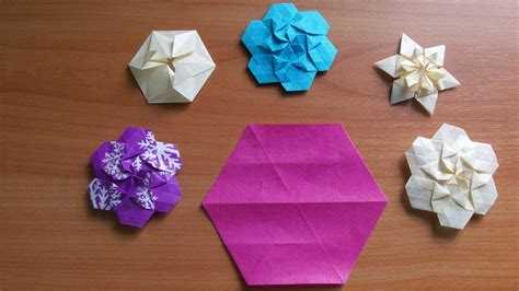 Оригами Из Шестиугольника.Как сделать шестиугольник из прямоугольника ...