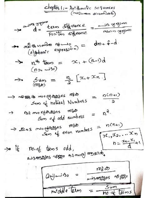 Imp Equations And Key Points In All Chapters 1 Pdf