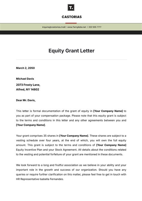 Letter Of Inquiry Grant Exle
