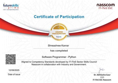 Python Futureskillsprime Nasscom Upskilling Rcciit Shreashree Kanrar