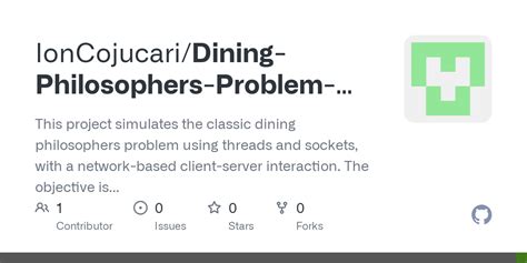 Dining Philosophers Problem Simulationreadmemd At Main · Ioncojucaridining Philosophers