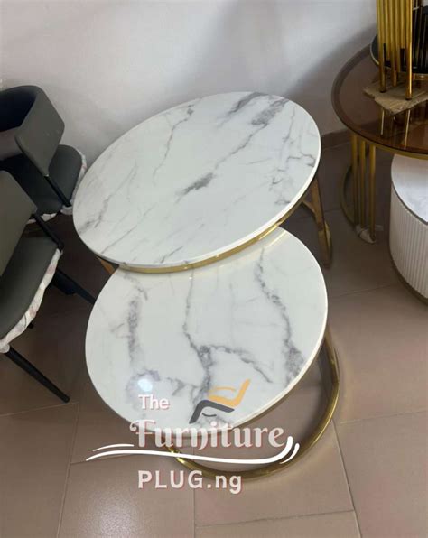 Classy Minimalist Marble Top 2 In 1 Center Table The Furniture Plug