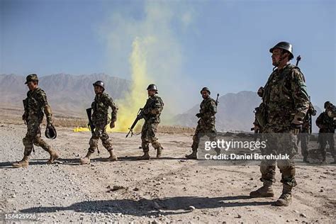 Afghan National Army Recruits Training Exercise Photos And Premium High