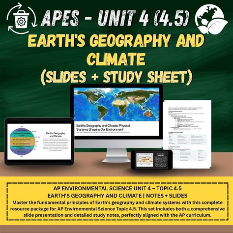 Ap Environmental Science Unit 45 Global Geography And Climate Notes