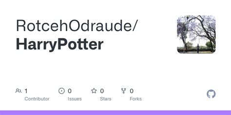Github Rotcehodraudeharrypotter