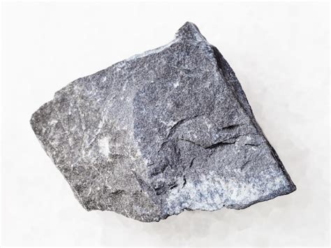 Premium Photo Rough Argillite Stone On White